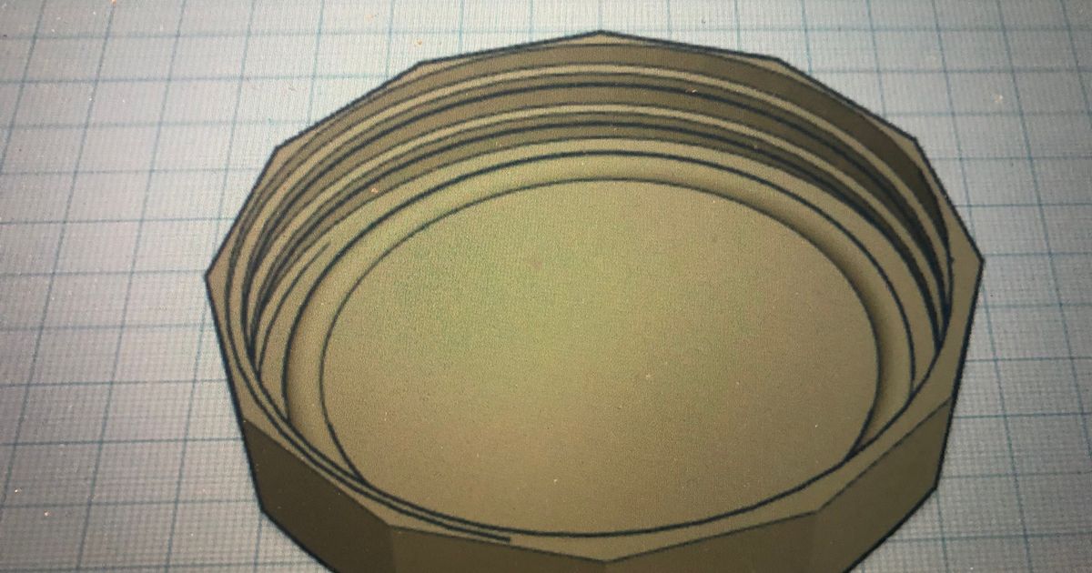 Wide mouth jar lid (Mason Jar) by The 3D Printing Warrant | Download ...