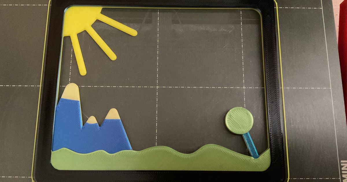 Landscape Picture Frame by TN 3D-Objekte | Download free STL model ...