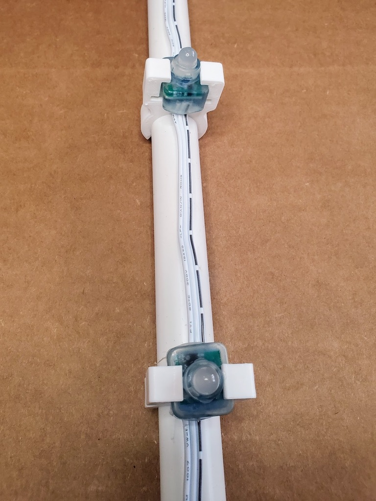 1/2" PVC Square Pixel Clip by Derik Whittaker | Download free STL model ...