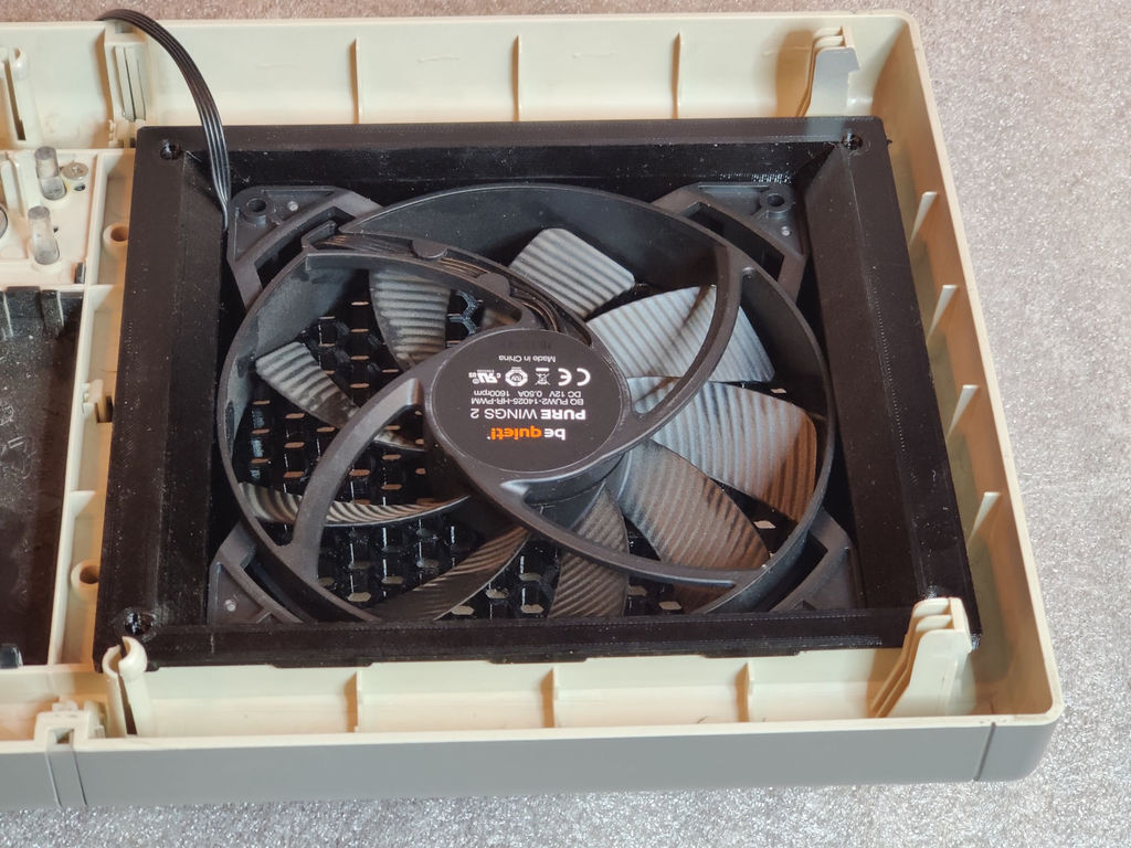 Front Fan Mount for HDD Drive Cage in a DIY NAS Server by Walter Layher ...