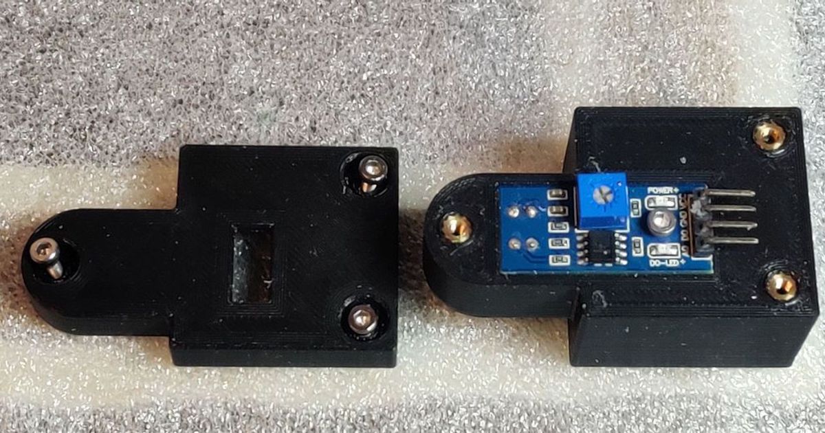 Mount for an IR sensor TRCT5000 on an eHz meter from EMH by Walter ...