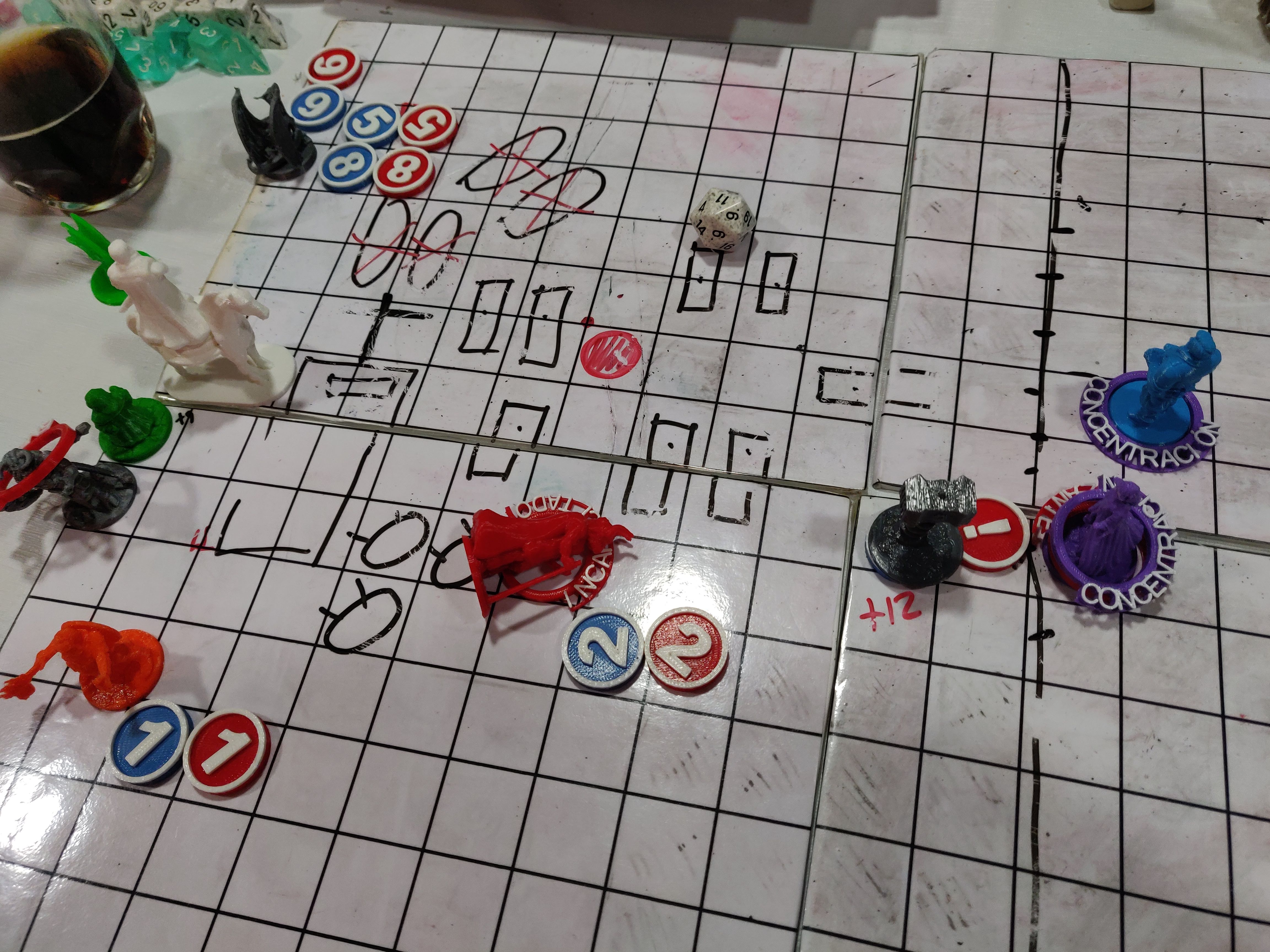 Indicadores de estados para dragones y mazmorras / Tabletop Condition ...