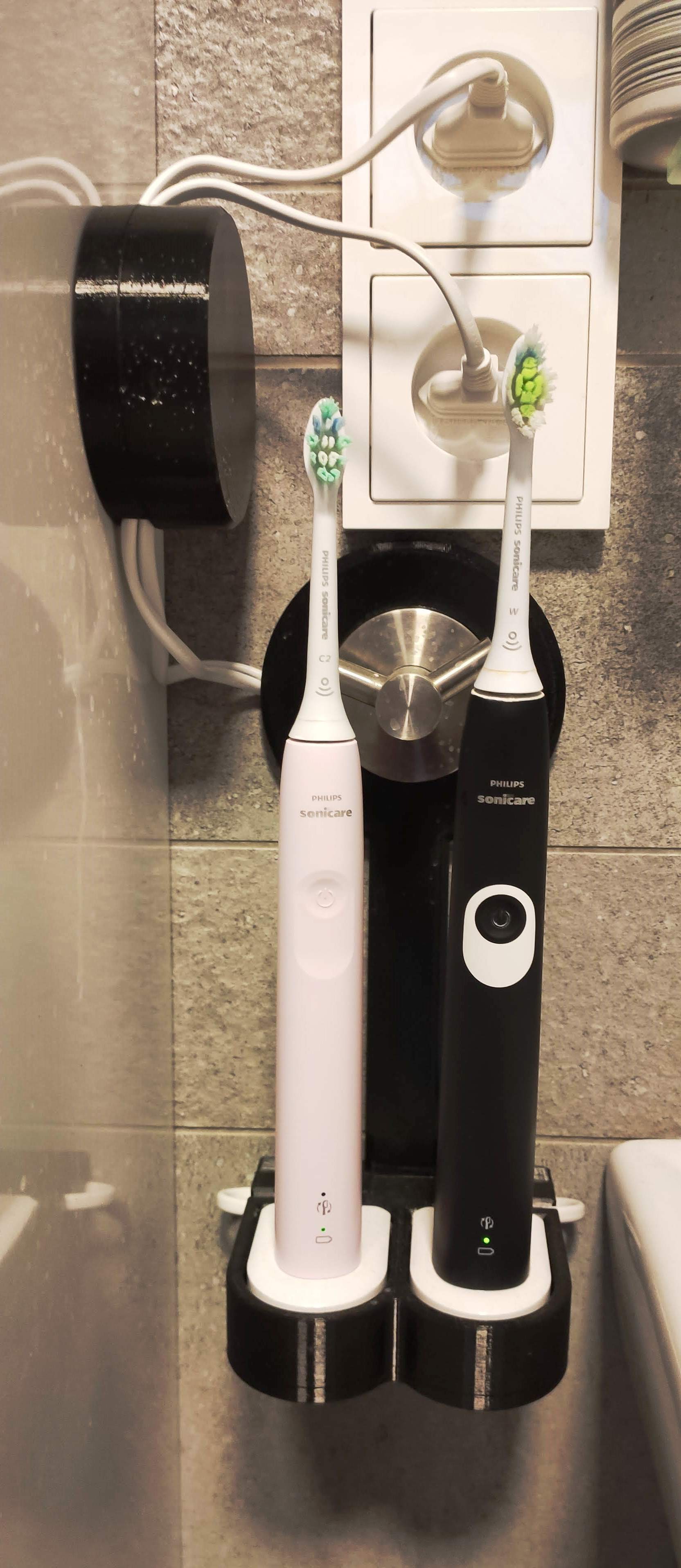Sonic toothbrush charger holder with cable organizer by XBurgy ...