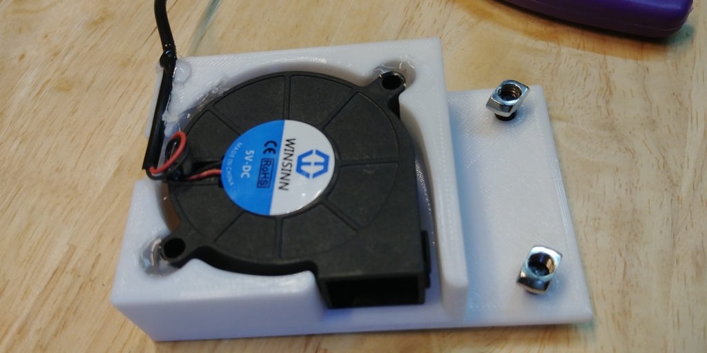 Z Axis Stepper Motor Fan mount by DavidSwiss | Download free STL model ...