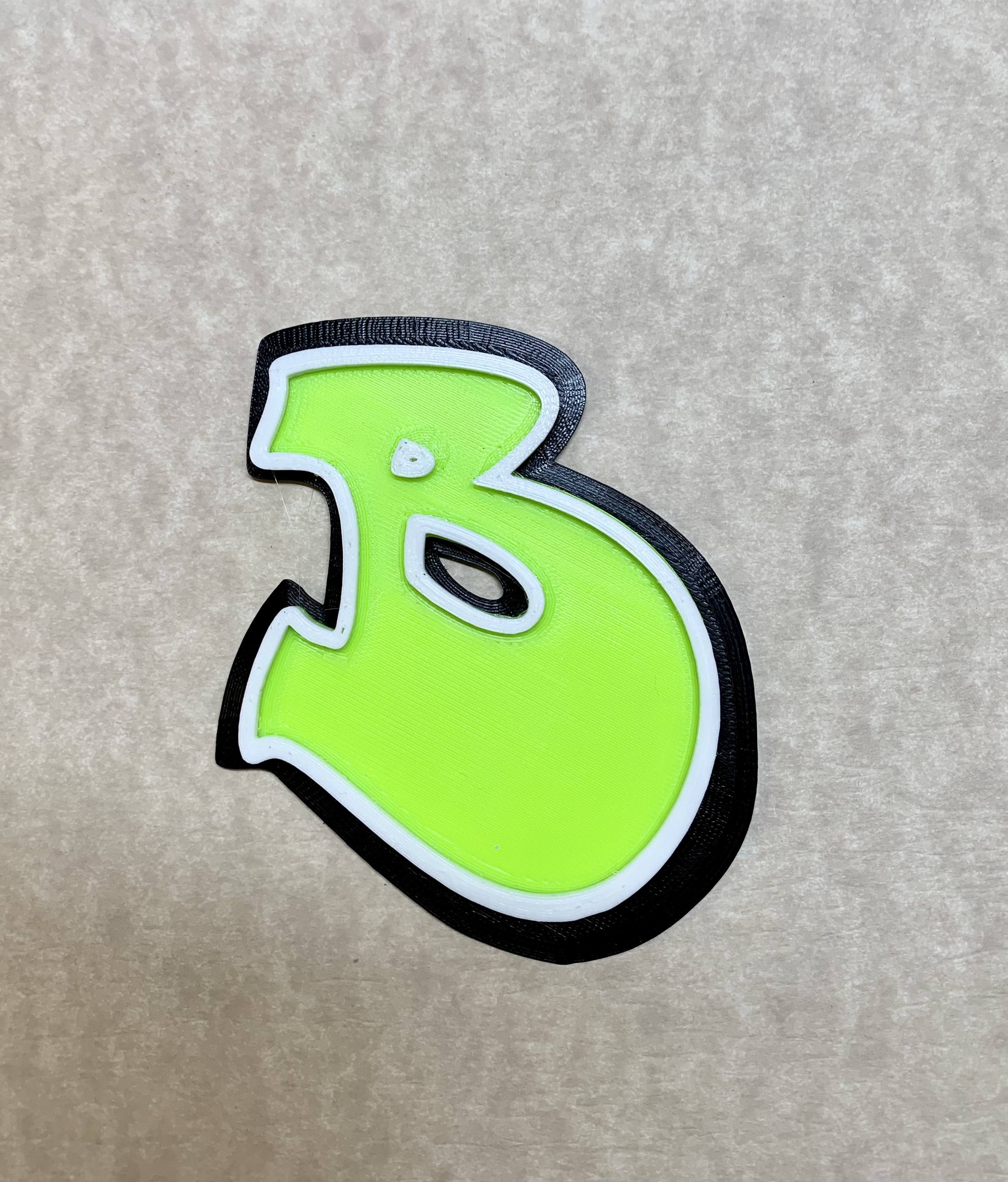 Graffiti Alphabet - Letter 'B' Revised von Art G | Kostenloses STL ...