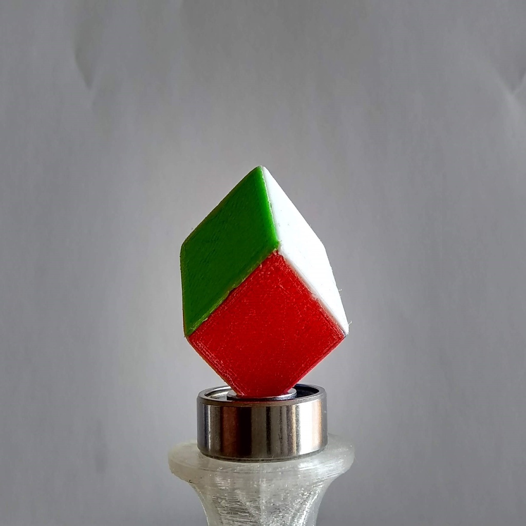 Stickerless 1x1 Rubik's Cube by anventia | Download free STL model ...