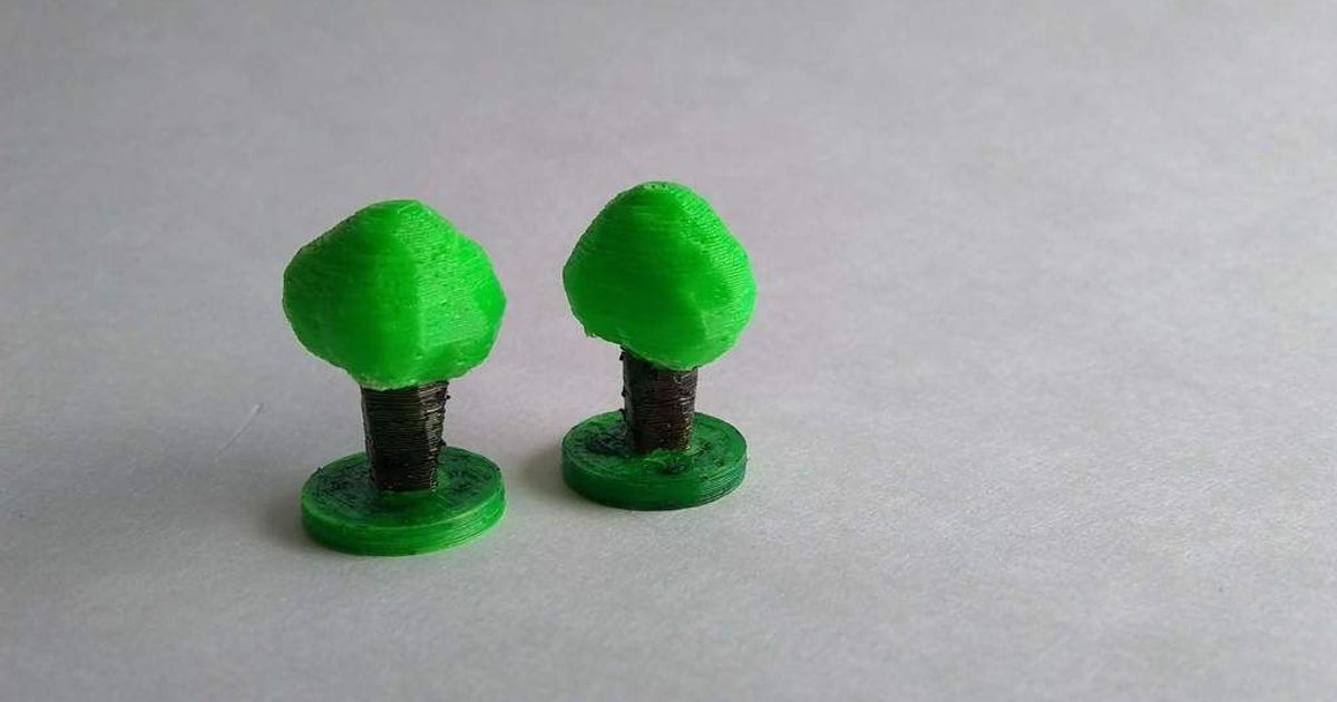 Low Poly Tree token by anventia | Download free STL model | Printables.com