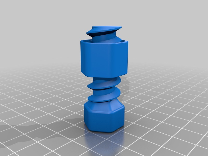 Print In Place Trapped Nut by anventia | Download free STL model ...