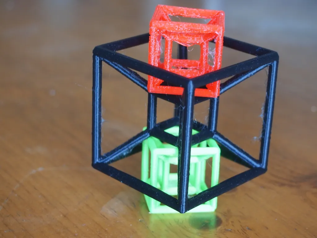 Customizable Tesseract by anventia | Download free STL model ...