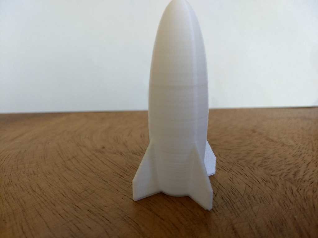 Rocket Print Test with rounded nose by anventia | Download free STL ...