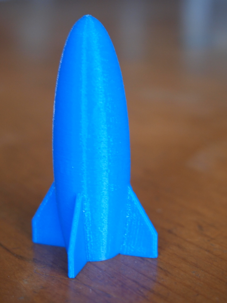 Rocket Print Test with rounded nose by anventia | Download free STL ...