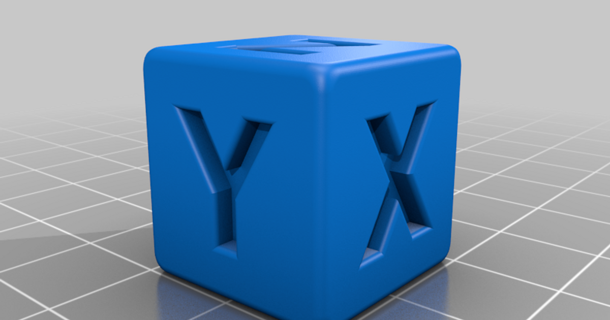 Actually 20x20x20 Rounded Cube by DP | Download free STL model ...