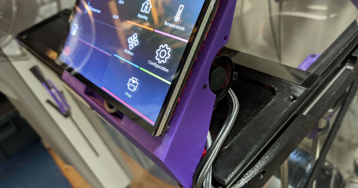 BTT BigTreeTech angle extrusion mount for pi tft 70 touch screen and ...