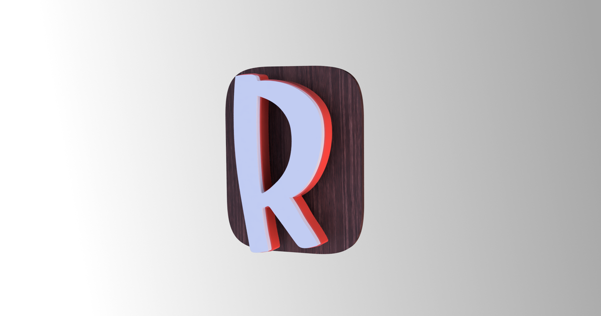R light up by @DesignitBuilditRepairit | Download free STL model ...