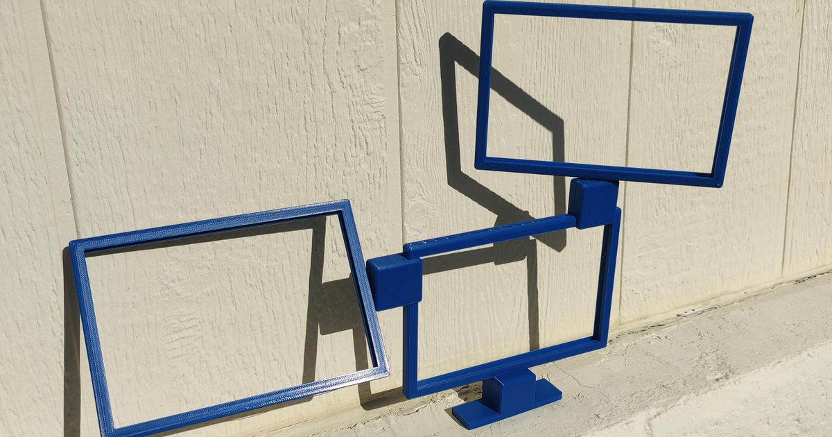 Modular Picture Frames (4" x 6" Photos) by Trilobyte3D | Download free ...