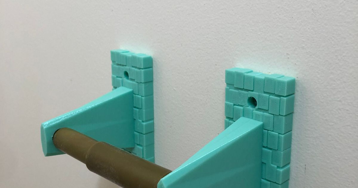 Toilet paper holder extender by Hurst Printing Co. | Download free STL ...