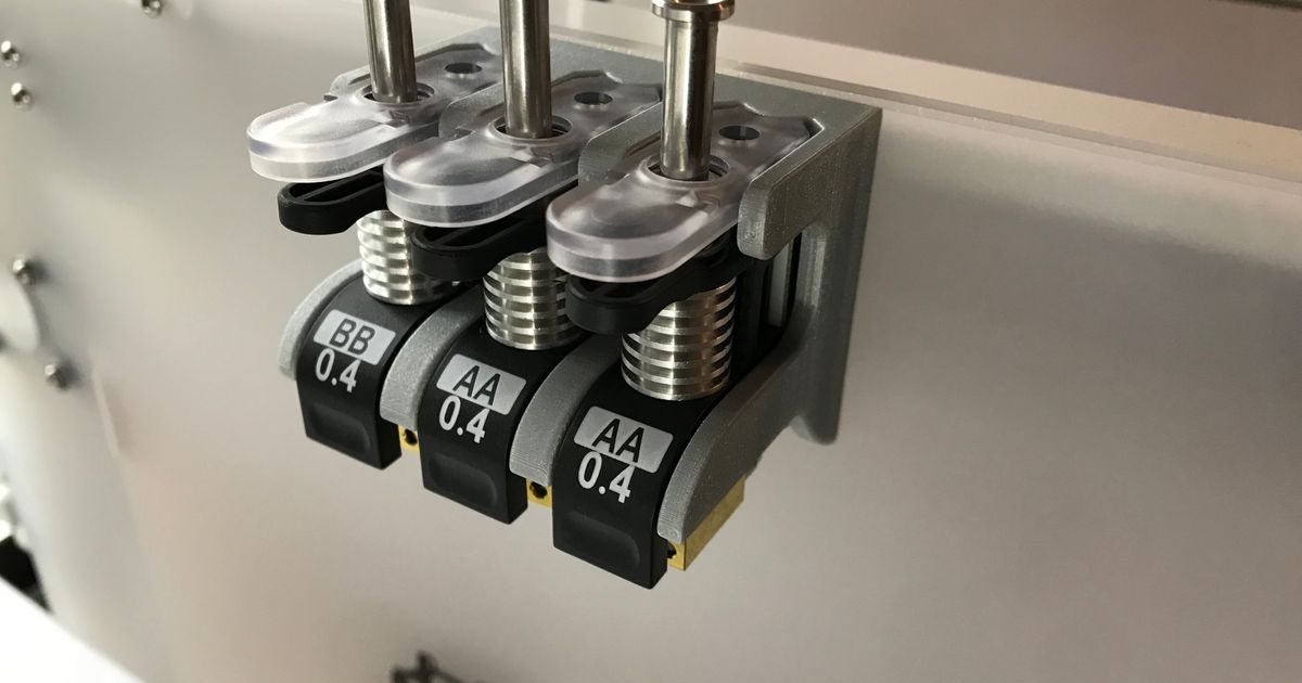 Ultimaker 3 Printcore Rack by frez_knee | Download free STL model ...