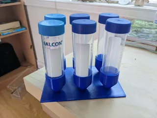 50 mL Falcon Tube Holder by AtomicVirology | Download free STL model ...