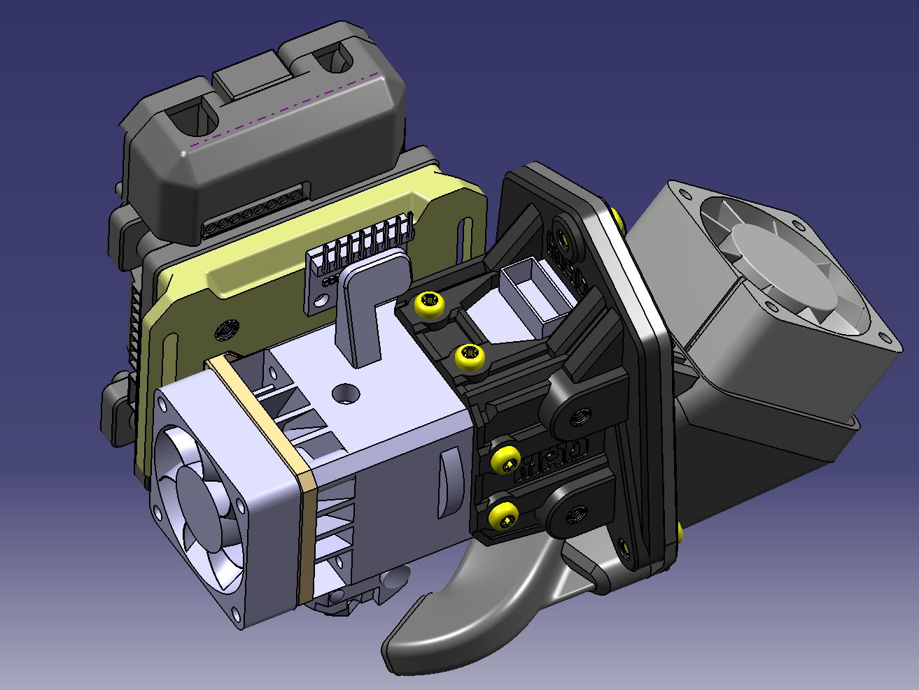 MAD - Modular Air Duct for BIQU H2 / H2 V2S REVO / H2 V2S Lite / & E3D ...