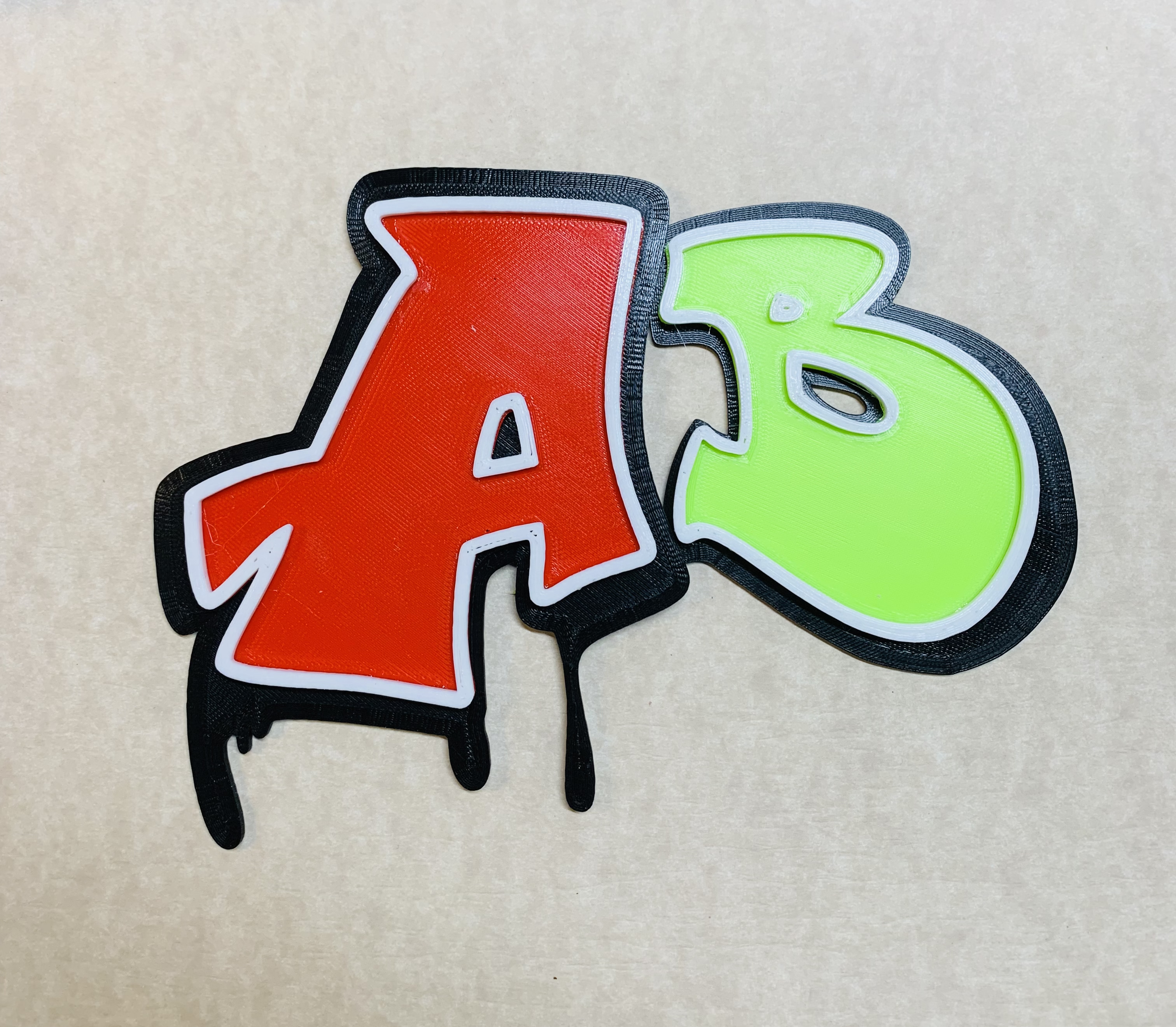 Graffiti Alphabet - Letter 'F' by Art G | Download free STL model ...