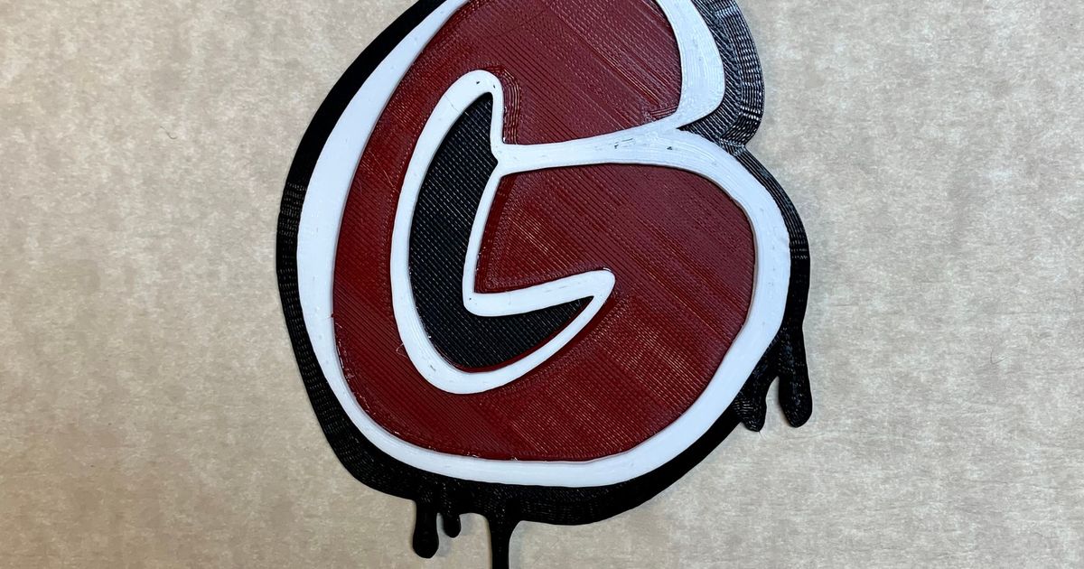 Graffiti Alphabet - Letter 'G' by Art G | Download free STL model ...