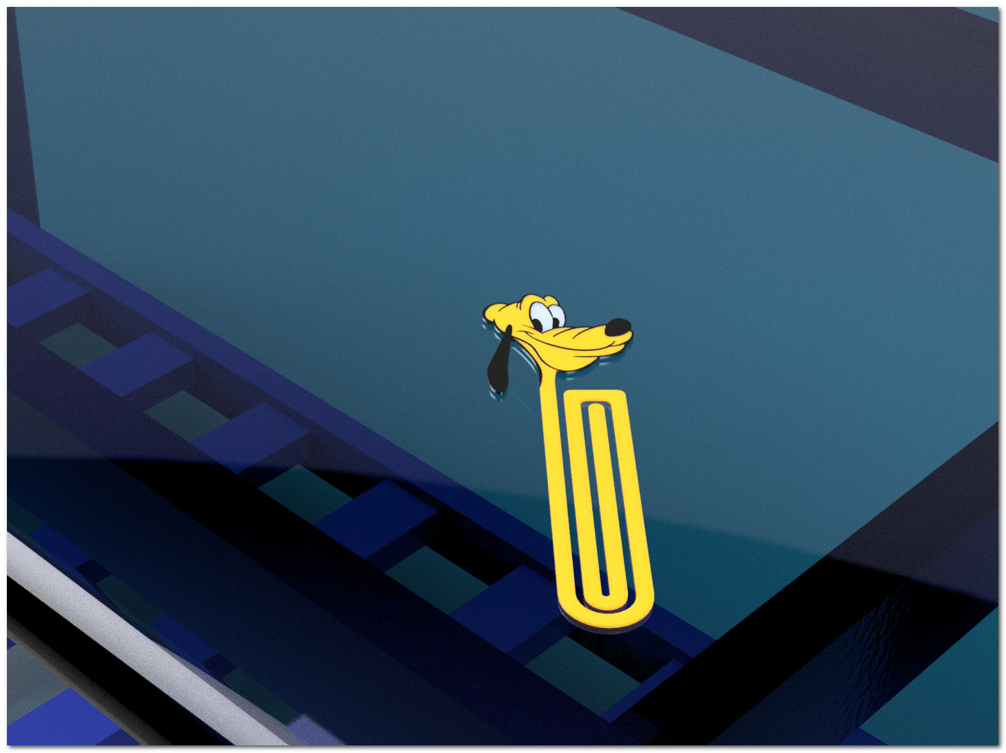 Pluto bookmark by Satellietje | Download free STL model | Printables.com