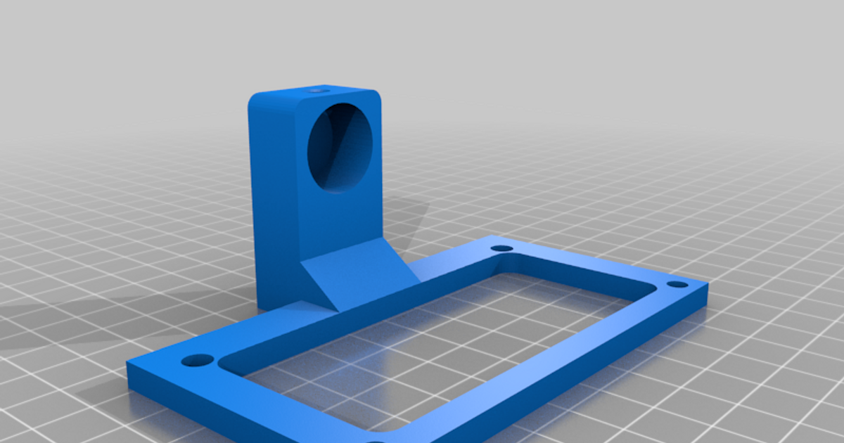 Poor Mans Pixel Pole Mounts (200) by agent462 | Download free STL model ...