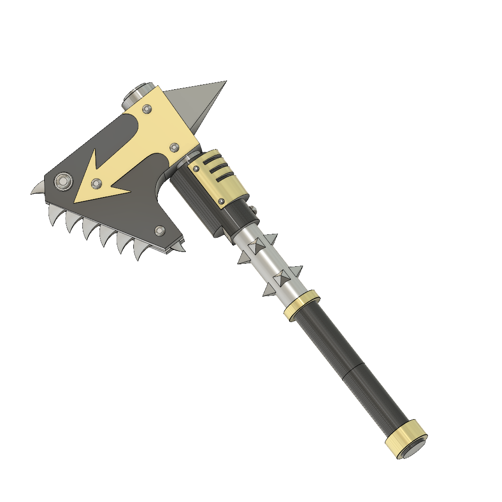 WARHAMMER 40K CHAINAXE da WF3D | Scarica il modello STL gratuito ...