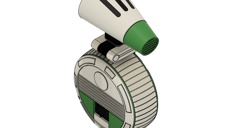 Star Wars D-O Droid by WF3D | Download free STL model | Printables.com
