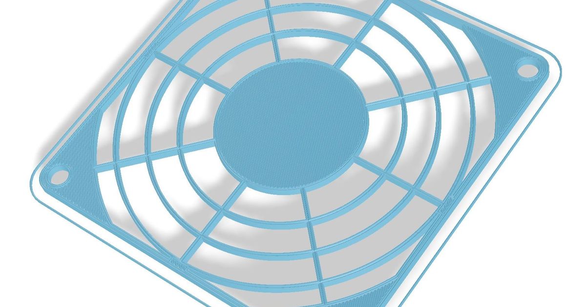80mm Fan Guard by Pete R. | Download free STL model | Printables.com