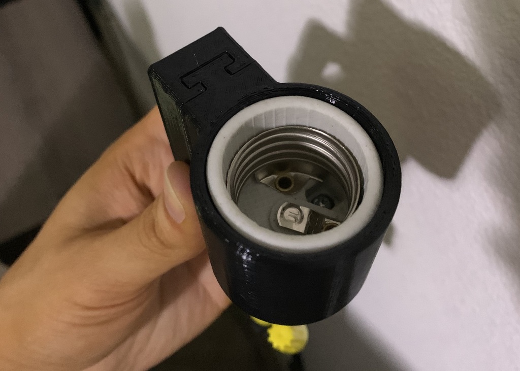 E26 Bulb Surface Mount by stephancasas | Download free STL model ...