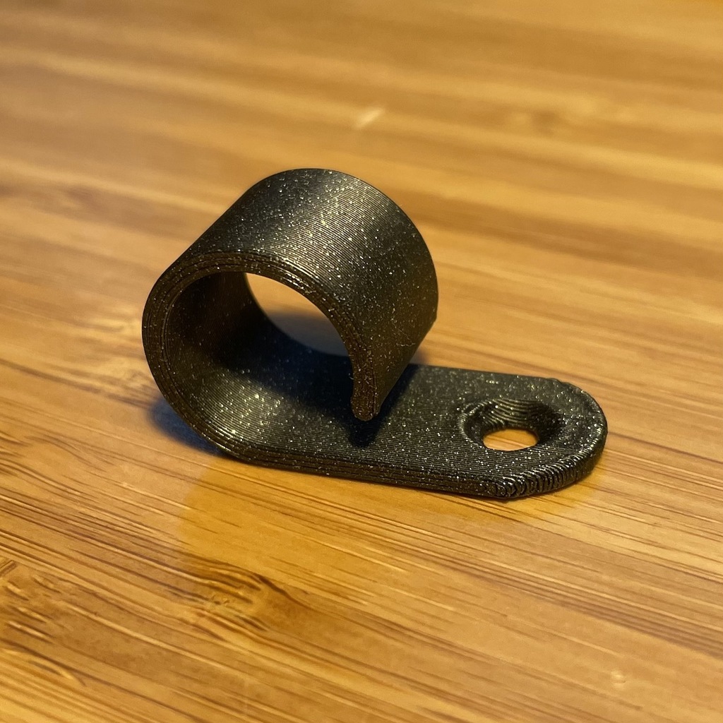 Cable clip by Schrockwell | Download free STL model | Printables.com
