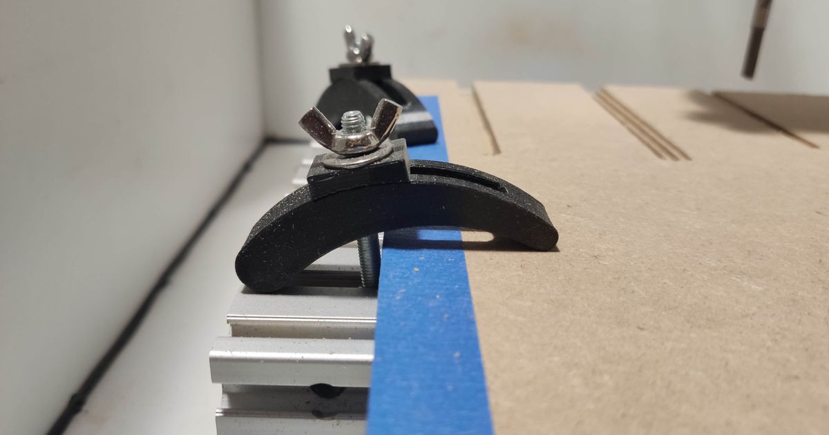 Small cnc router table clamp by Michał | Download free STL model ...