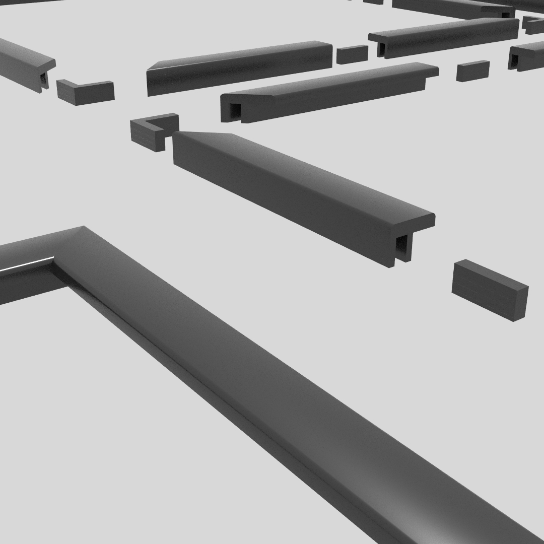 Modular Picture Frame Kit by paul020559 | Download free STL model ...