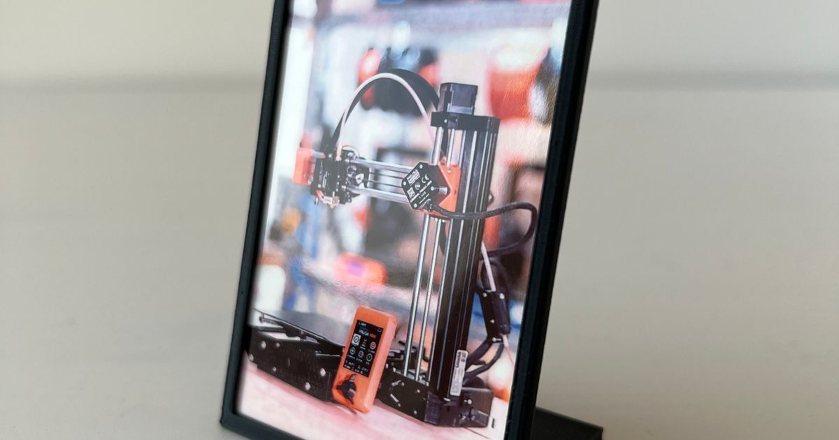 Instant Photo Picture Frame by Layers Studio | Download free STL model ...