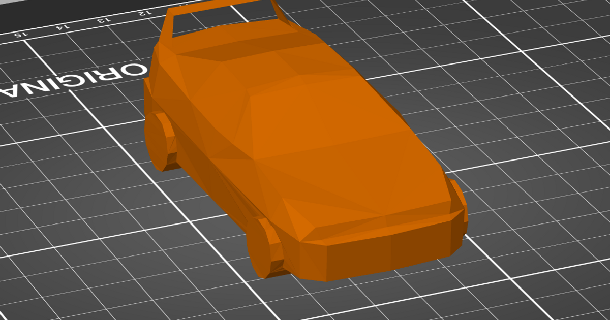 Polygonal Compact Car From N64 Game Rush 2 by Jpell01 | Download free ...