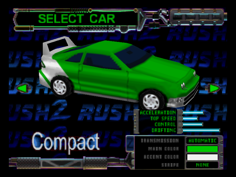 Polygonal Compact Car From N64 Game Rush 2 by Jpell01 | Download free ...