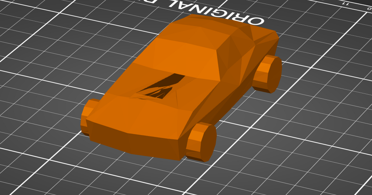 Polygonal Muscle Car From N64 by Jpell01 | Download free STL model ...