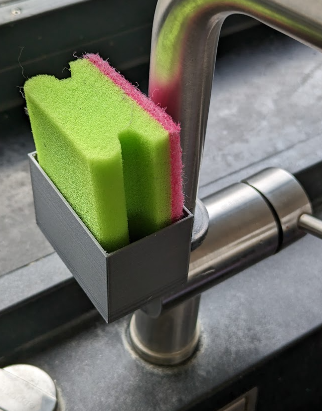 Kitchen sink sponge holder by RichiH | Download free STL model | Printables.com