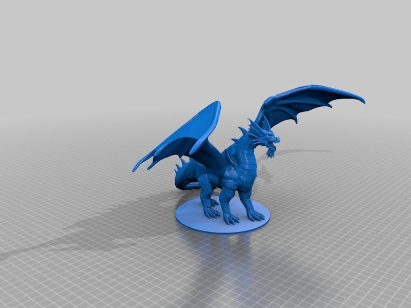 Bahamut - God of all Metallic Dragons! by MZ4250 | Download free STL ...