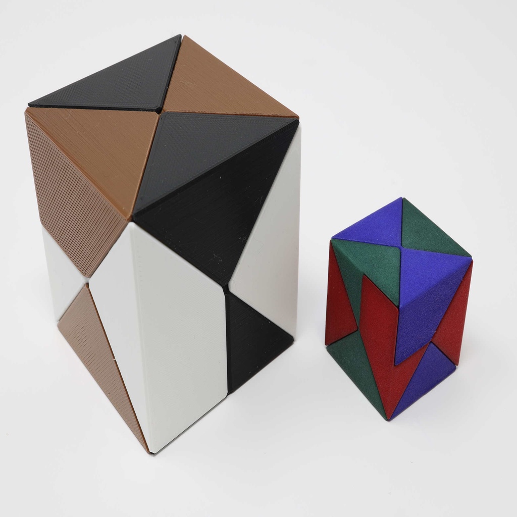 Diagonal Cube Puzzle by G Bell | Download free STL model | Printables.com