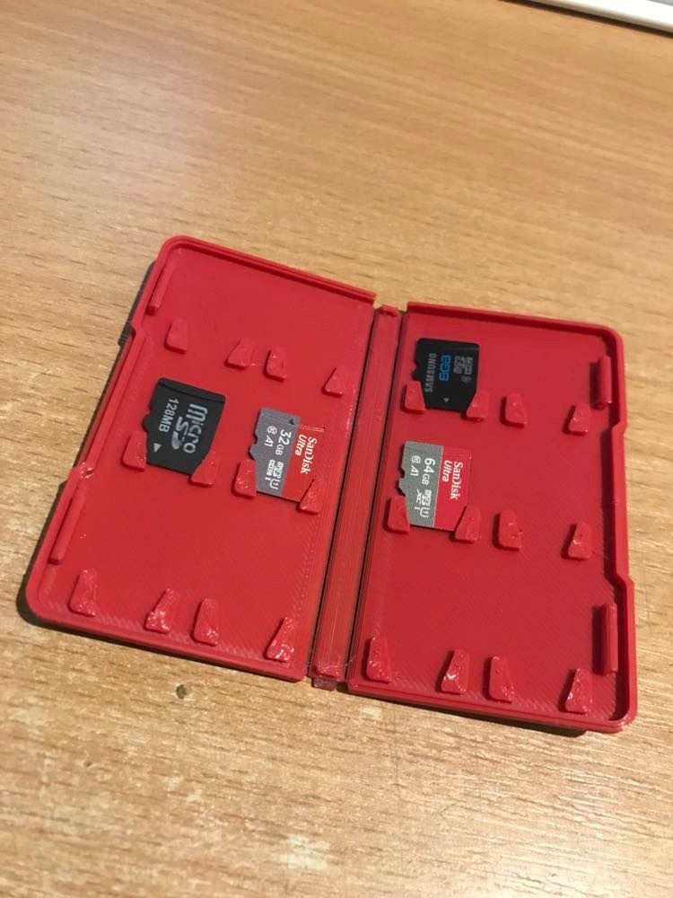 Micro SD card cassete box by ustejski | Download free STL model ...