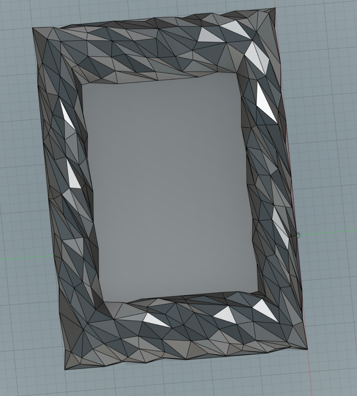 Low-Poly Frame por wolffshaut | Descargar modelo STL gratuito ...