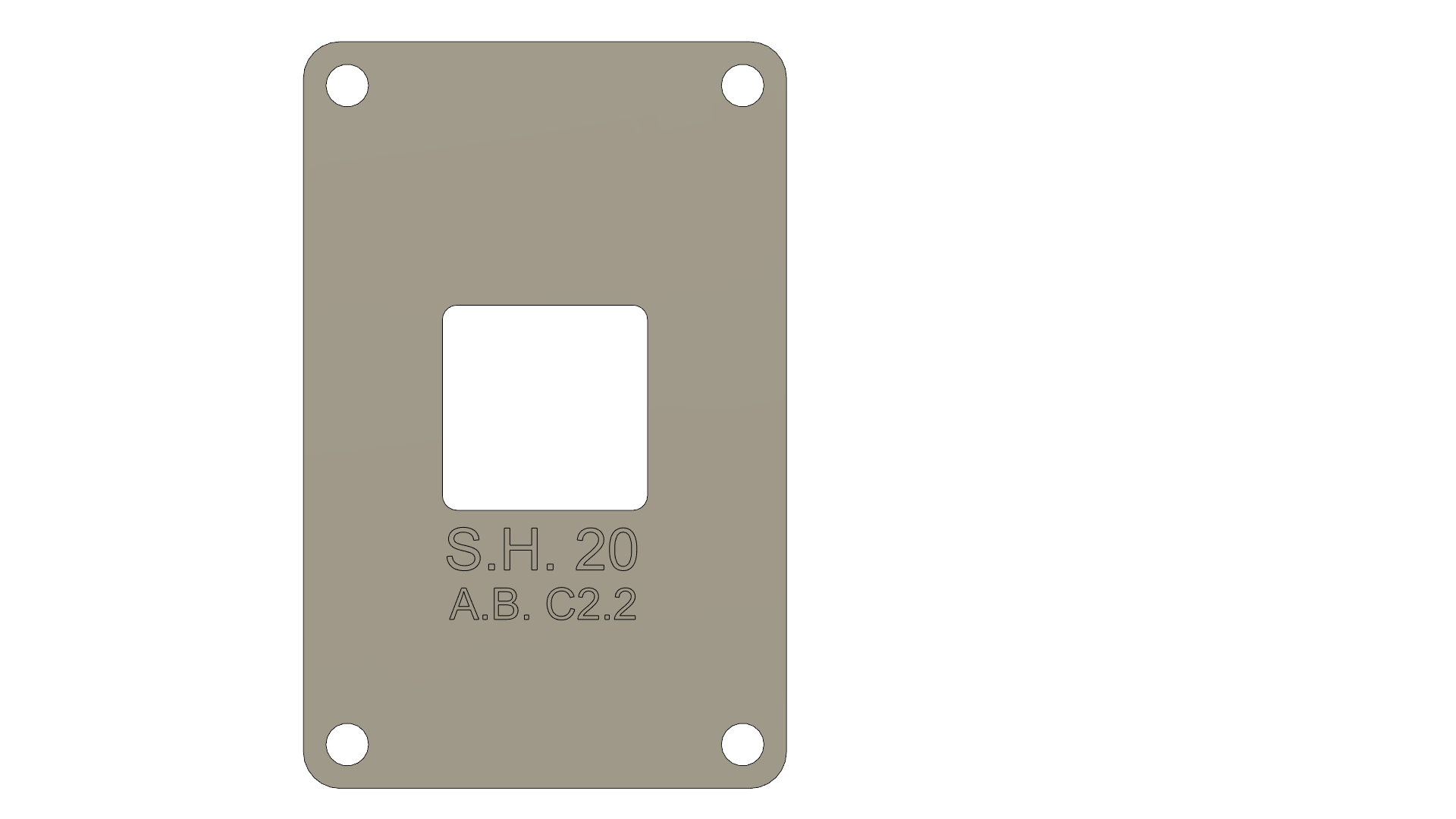 AM4 Backplate for AMD Motherboards by Soren | Download free STL model ...