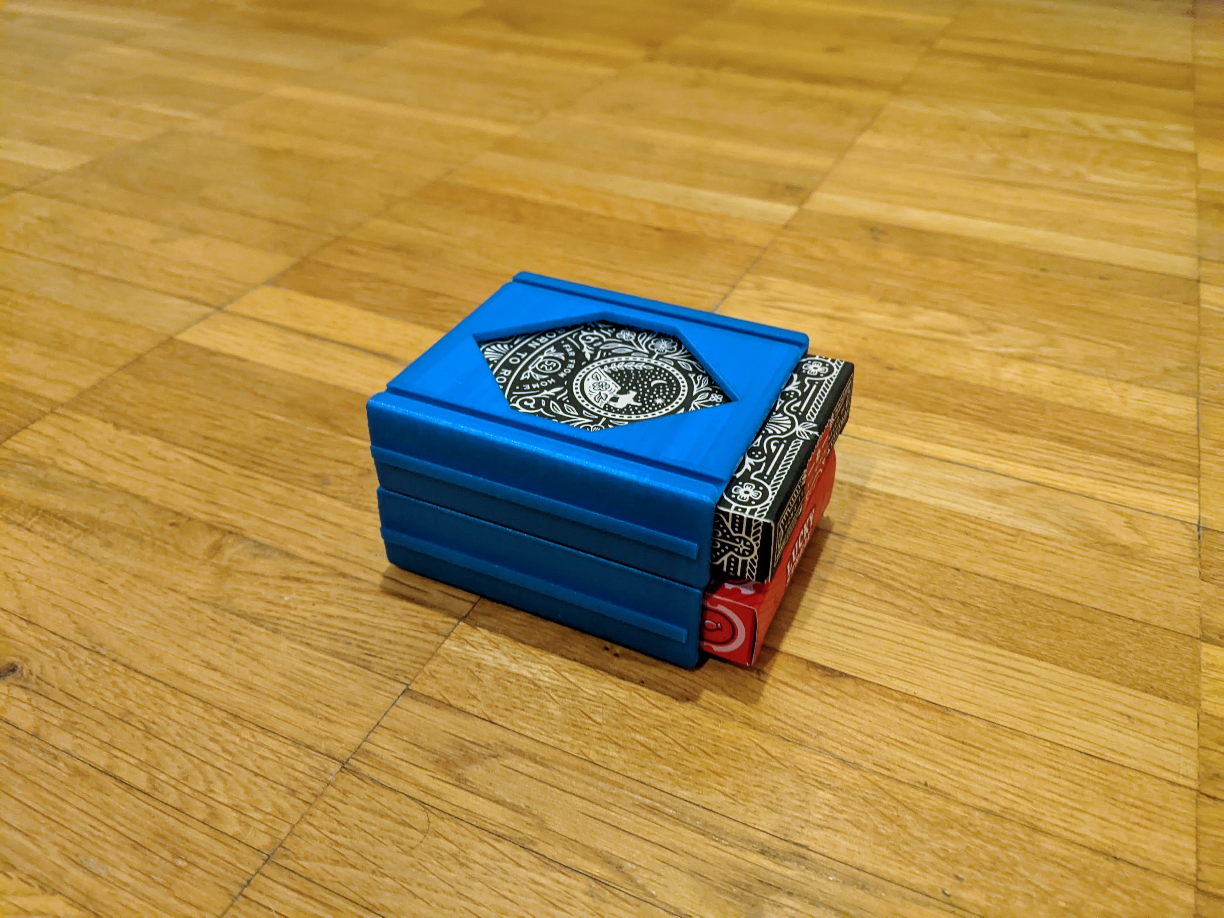 Stacking / Interlocking Playing Card Box by Goddchen | Download free ...