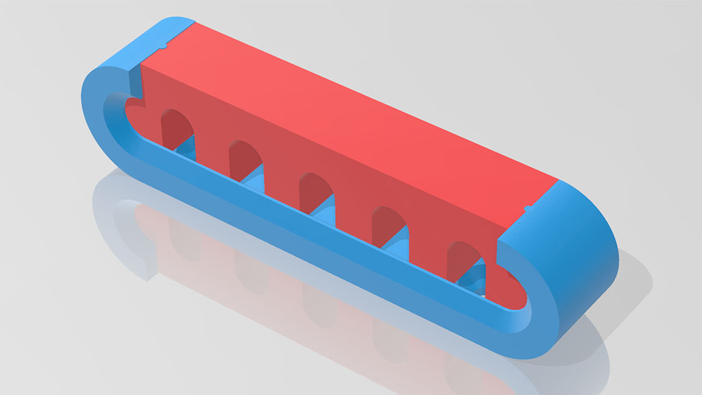 Elegant Cable Clip wall mount, resizable, reusable. by Mario M ...