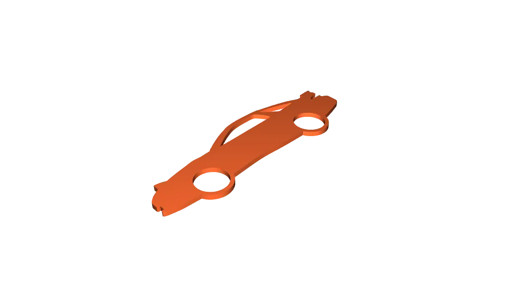 Mitsubishi 3000GT GTO Keychain by Vital | Download free STL model ...
