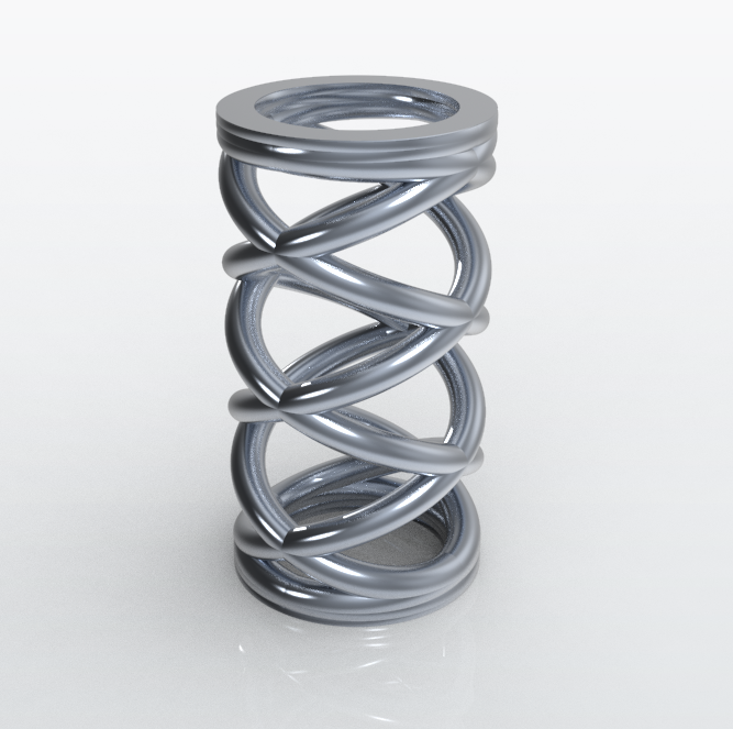 Quadruple Compression Spring by Janne | Download free STL model ...