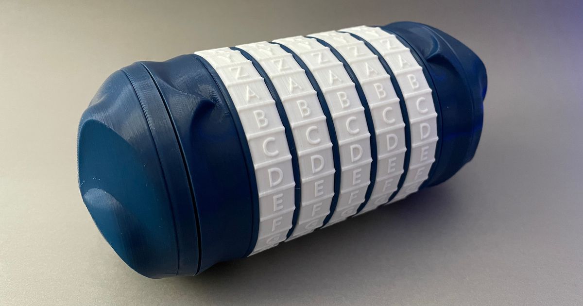 Smooth Cryptex by Archetrico | Download free STL model | Printables.com