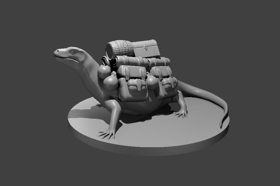 Giant Pack Lizard by MZ4250 | Download free STL model | Printables.com
